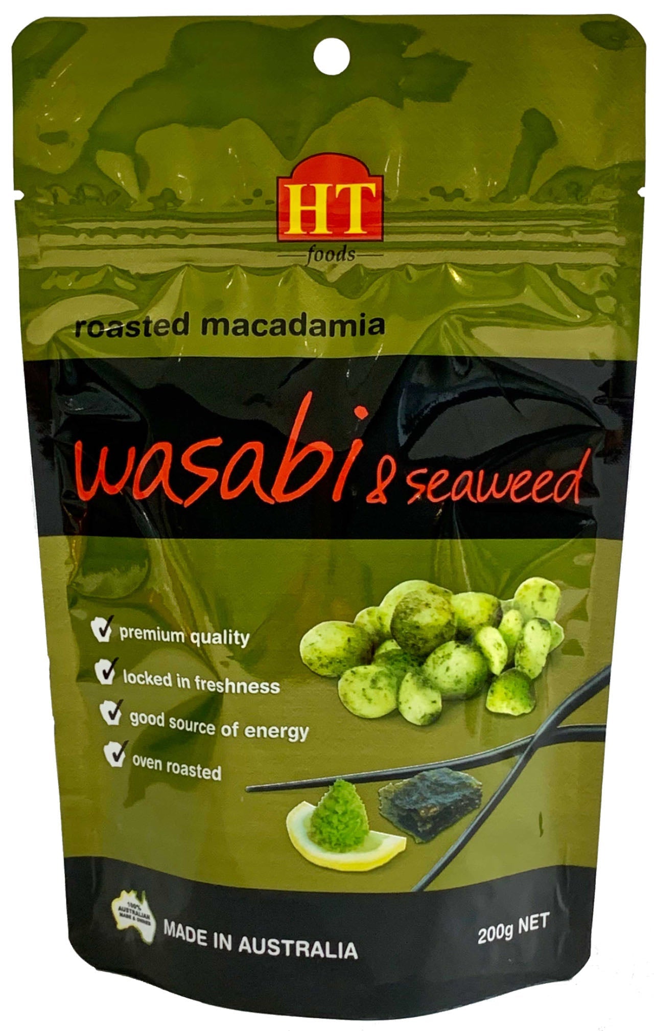 Roasted Macadamia Wasabi & Seaweed 200g – BeeVitamins