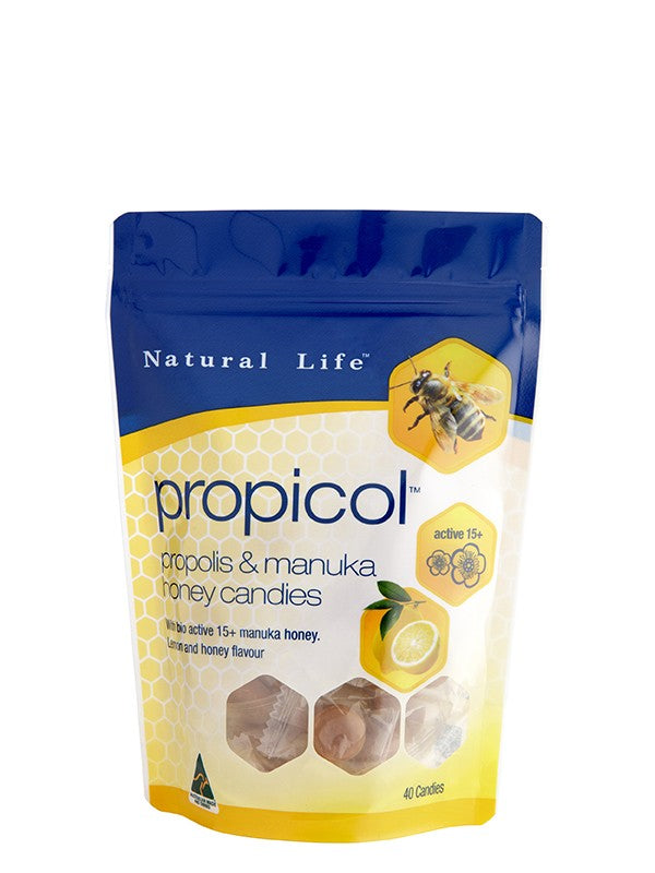 Natural Life Propolis & Manuka Honey Candy 100g | BeeVitamins